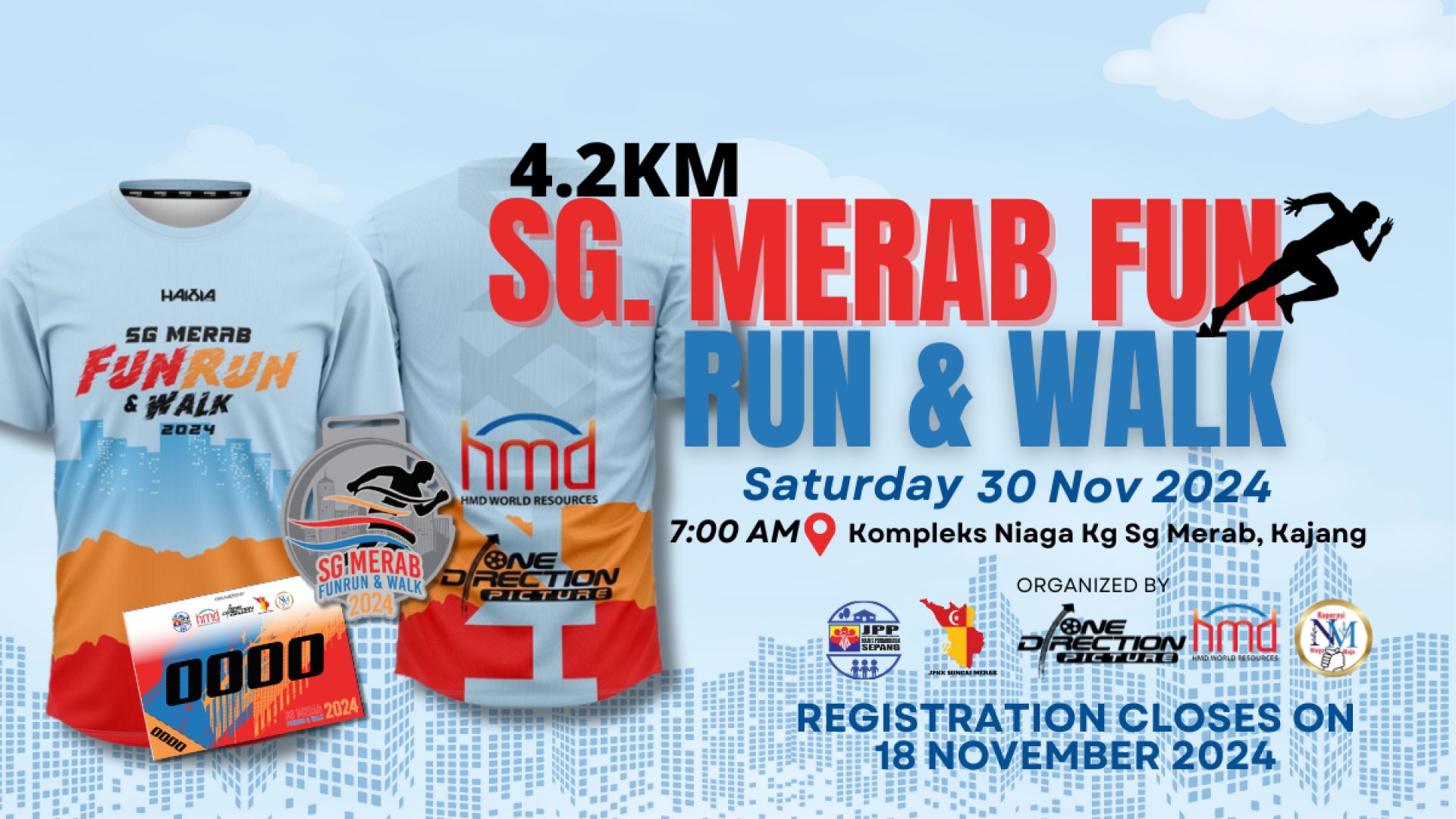 Sg Merab Fun Run & Walk For Health 2024 | HeyJom