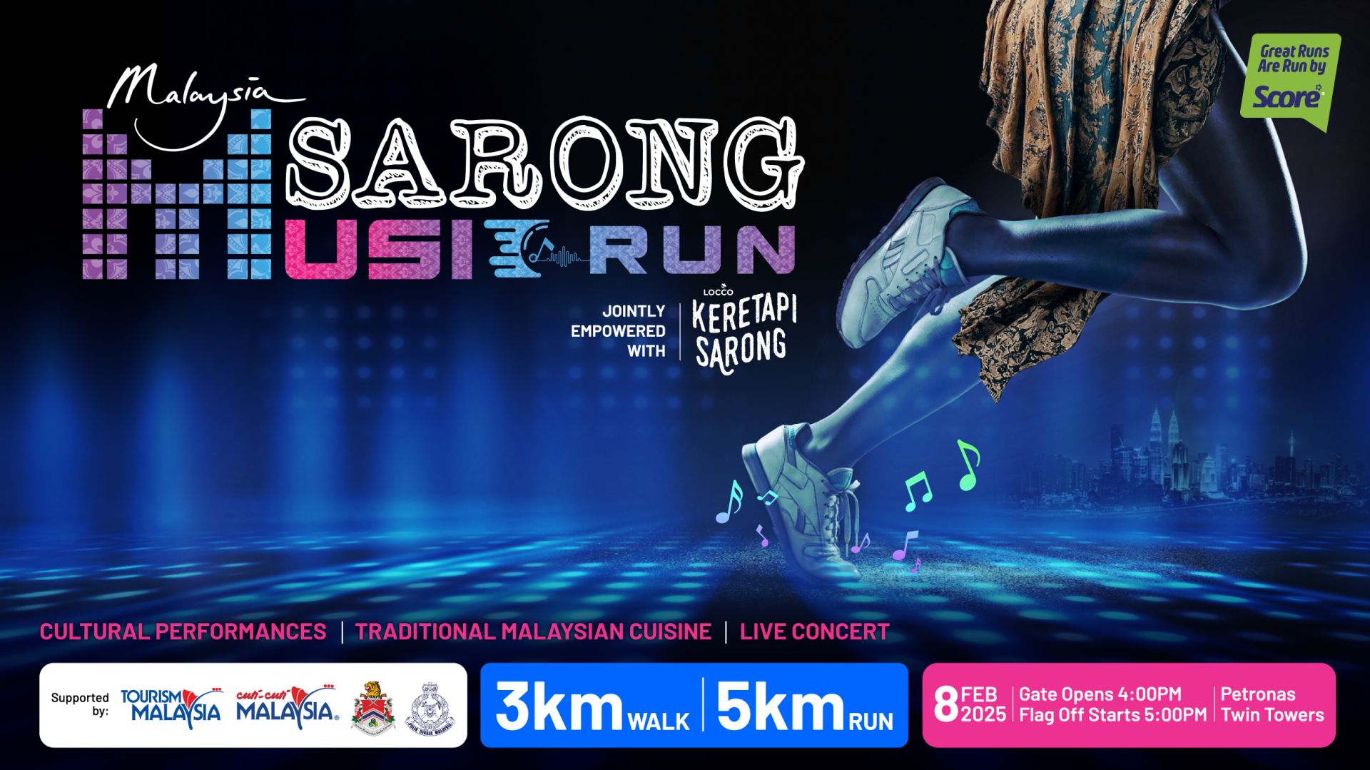 Malaysia Sarong Music Run 2025 | HeyJom