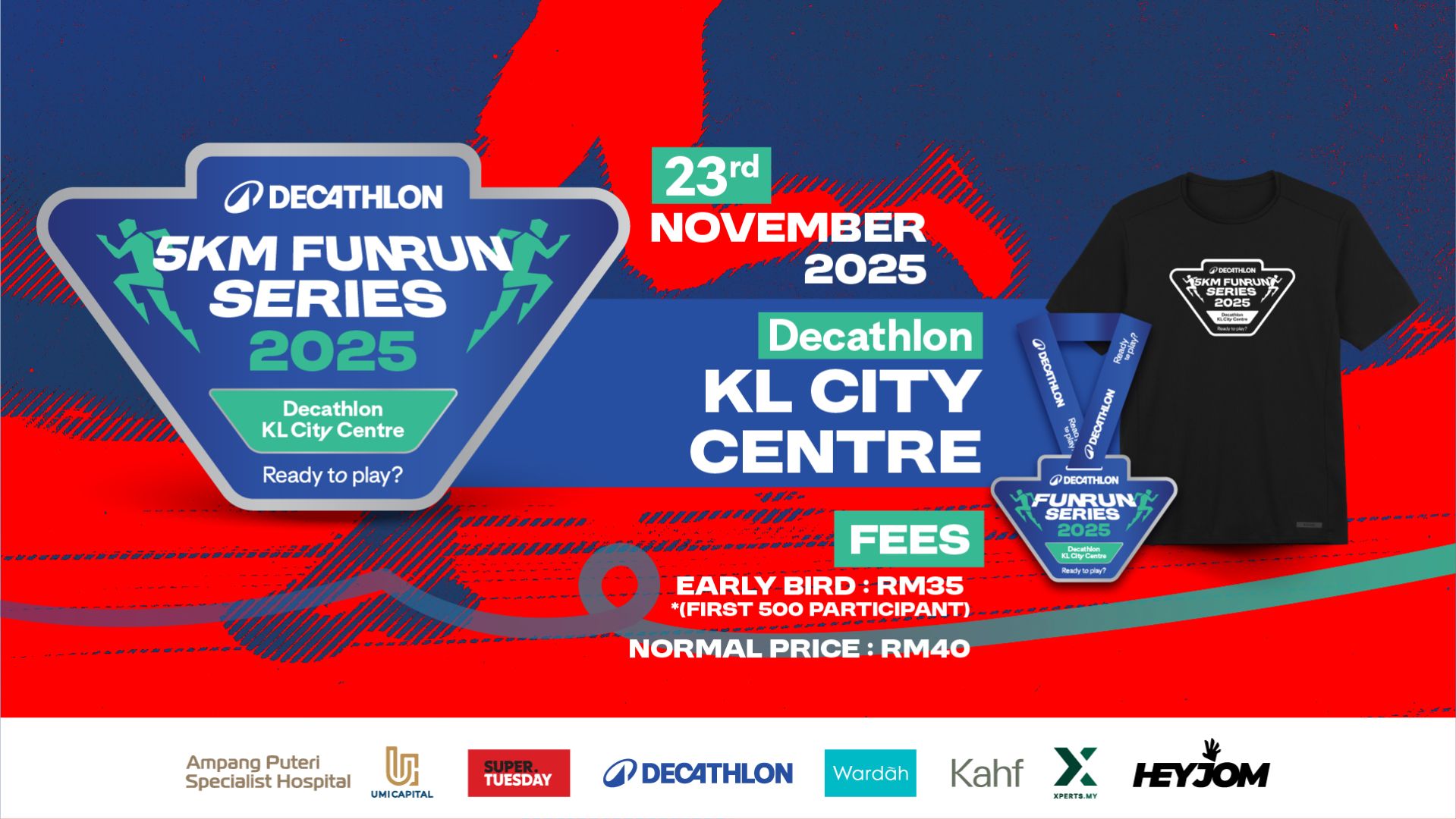 KL City Centre Decathlon Fun Run Series 2025 | HeyJom